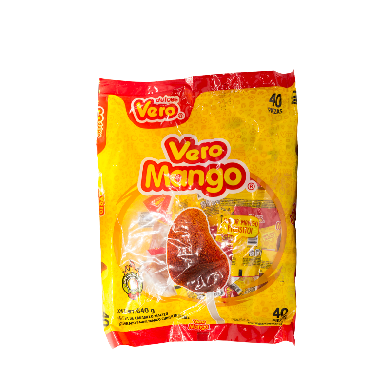 Paletas Vero Mango 40 Pzas | Candy Rico