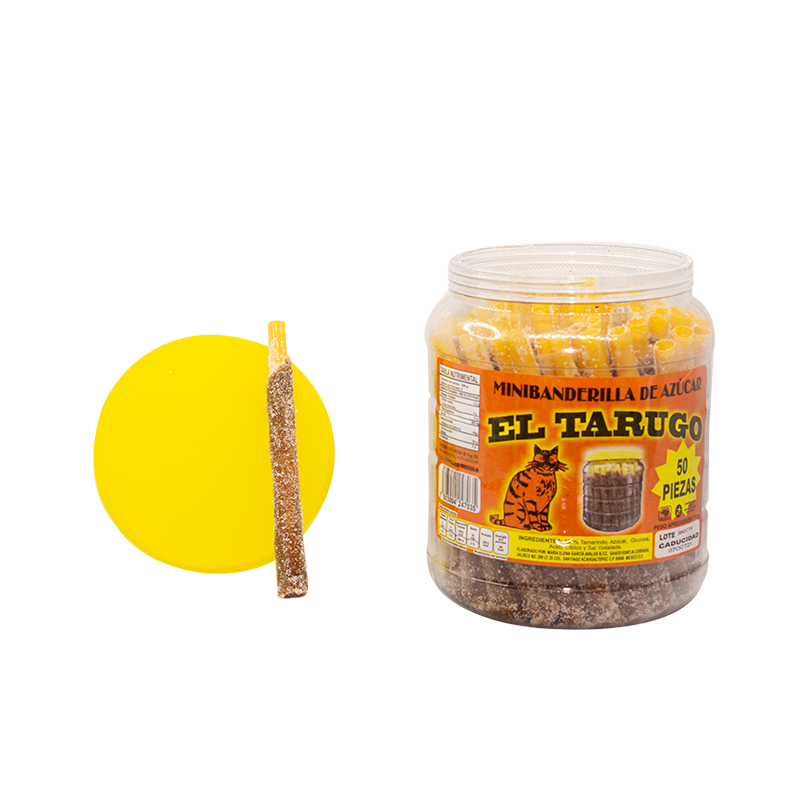 El Tarugo Mini Banderilla de Tamarindo - Azucar | Candy Rico