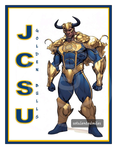 JCSU Golden Bulls 11x14 Framed Hero Print | M.O.D Studio