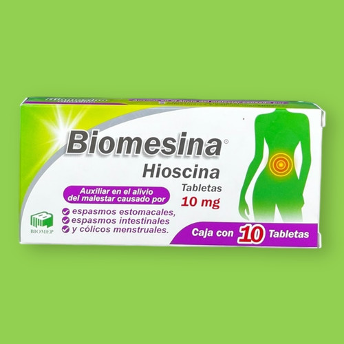 BIOMESINA 10MG C/10TAB | Farmacia Kuali