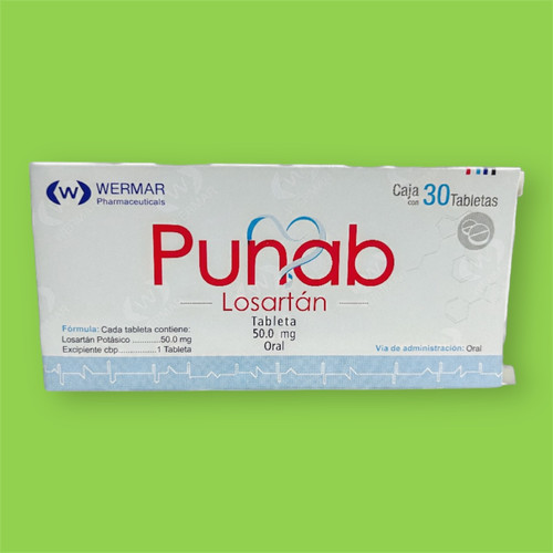 PUNAB 50MG CON 30 TABLETAS | CONTROL EFECTIVO DE LA HIPERTENSIÓN ...