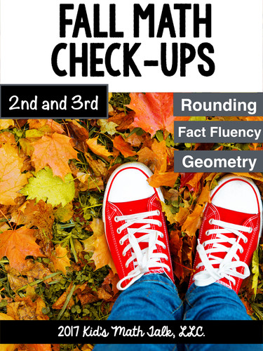 Fall Math Check-Ups | kidsmathtalk