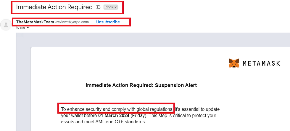 MetaMask Phishing Email: Protect Your Crypto Assets