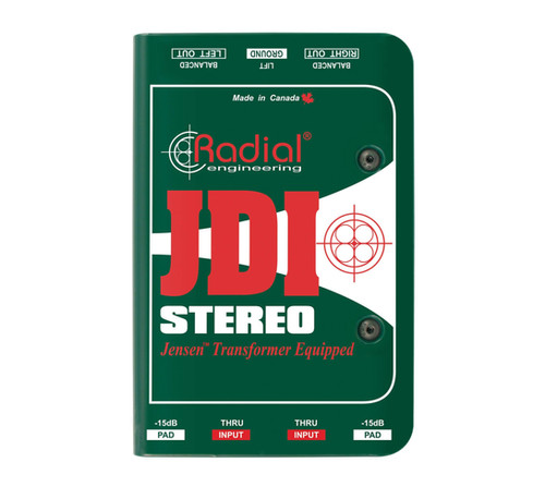 Radial Engineering JDI Stereo Passive Direct Box | Red Beard Pro Audio