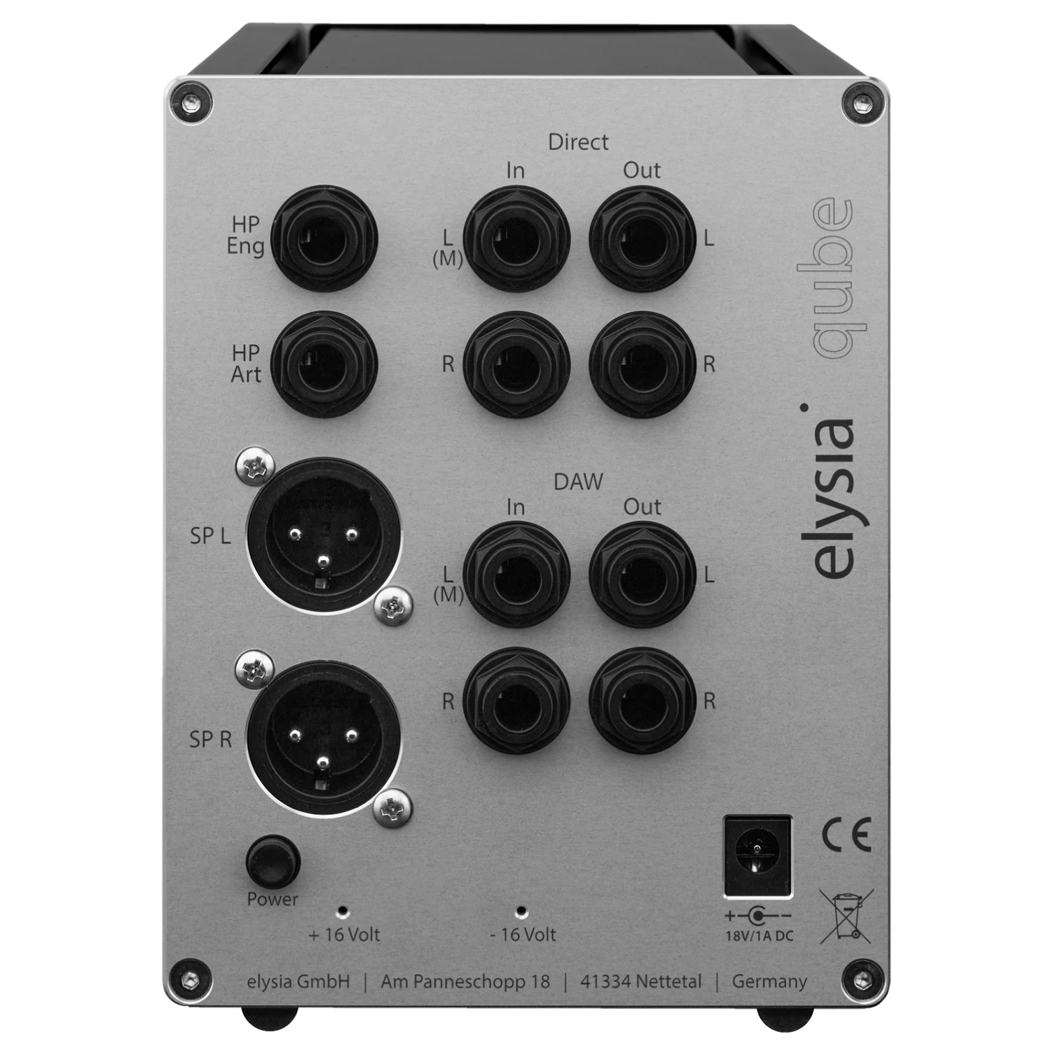 elysia xpector qube Dual Headphone Amplifier w/ Desktop Chassis | Red Beard Pro Audio