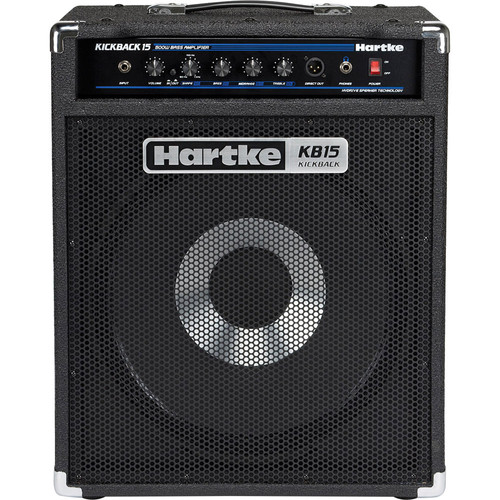 Hartke Kickback KB15 500W 1x15" Combo Amplifier for Electric Bass | Red ...
