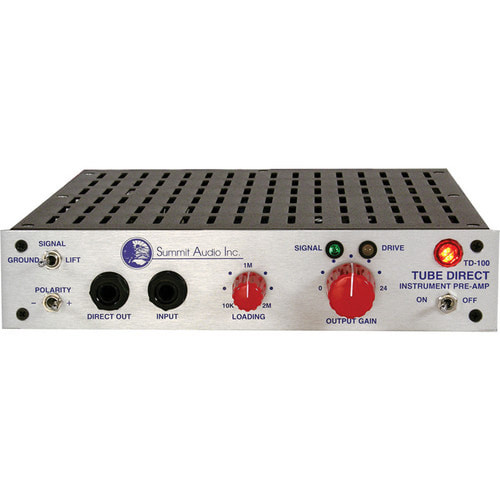 Summit Audio TD100 Instrument Preamp and Direct Box | Red Beard Pro Audio