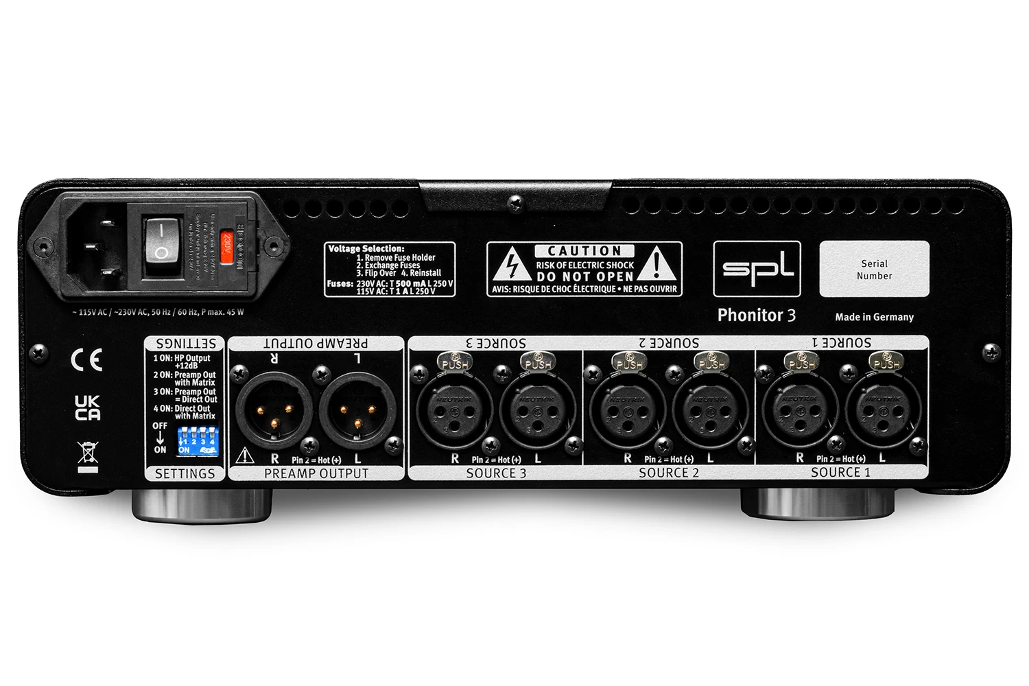 SPL Phonitor 3 DAC, Headphone Amp, and Monitoring Controller | Red Beard Pro Audio