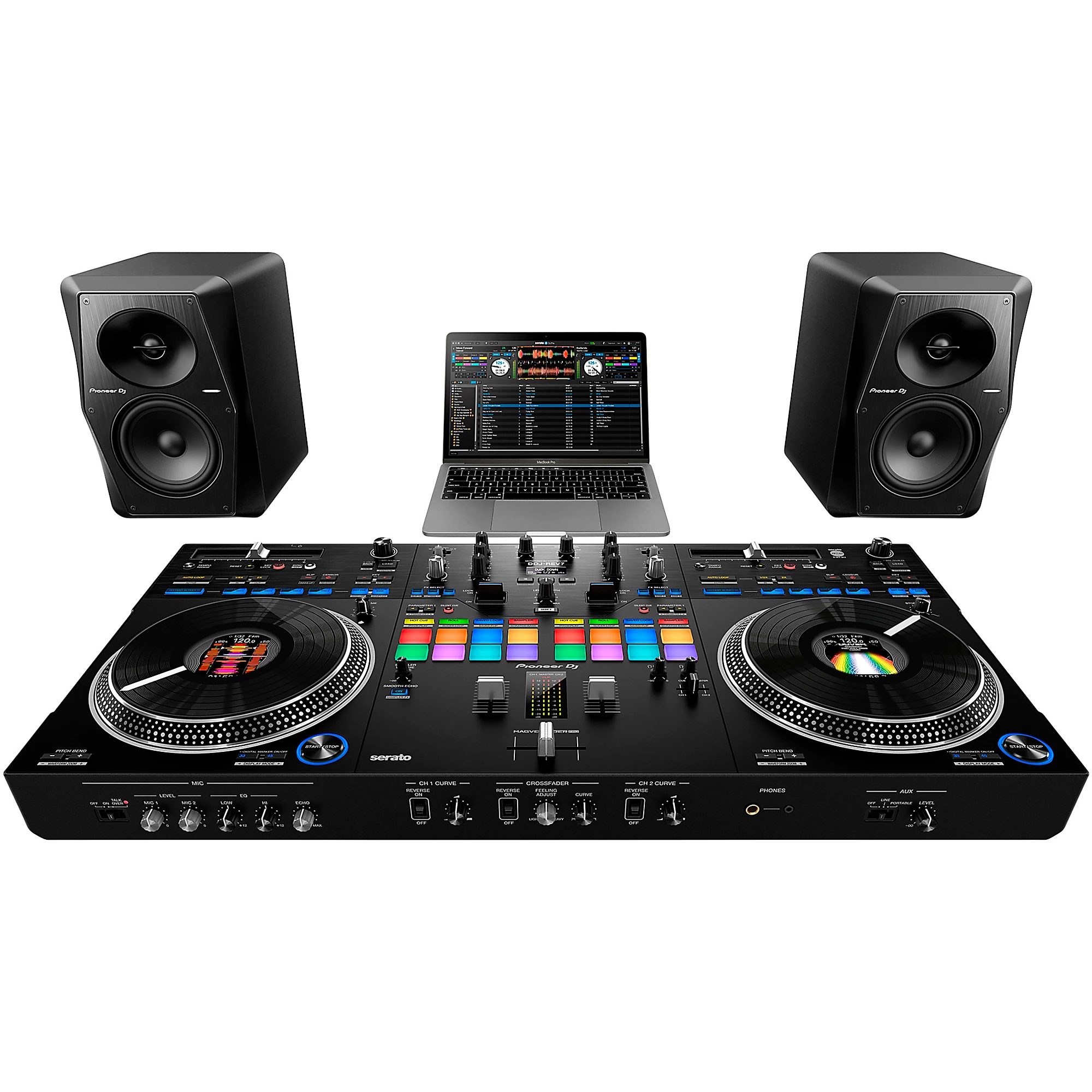 Pioneer DJ DDJ-REV7 Professional DJ Controller for Serato DJ Pro | Red ...