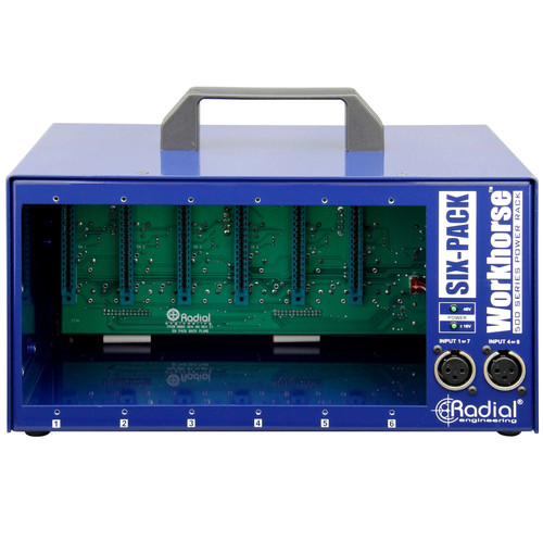 Radial Engineering Workhorse - SixPack 500 Series Desktop Rack | Red ...