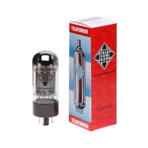 Telefunken 6V6-TK Vacuum Tube | Red Beard Pro Audio