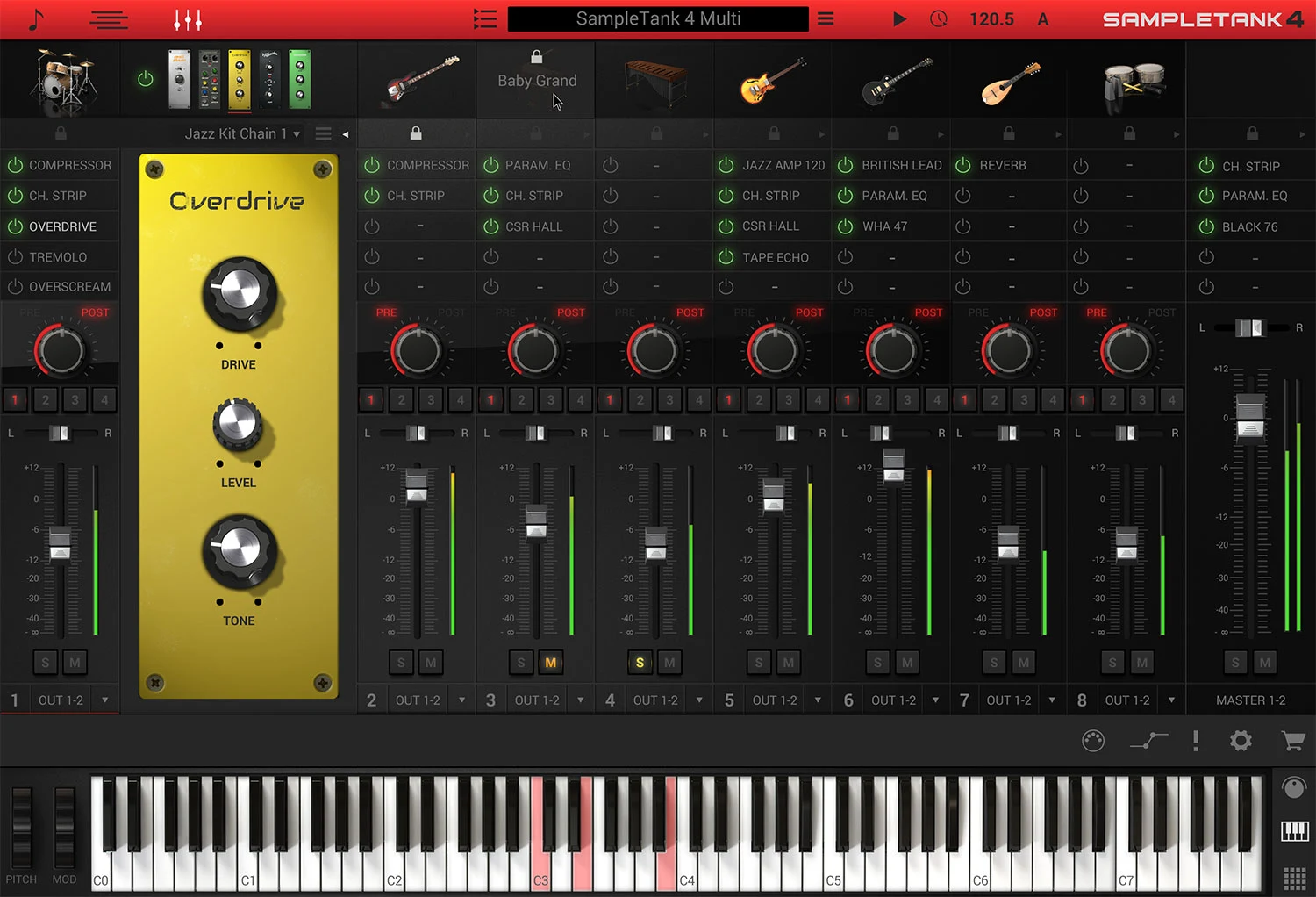 IK Multimedia SampleTank 4 MAX v2 Sample-Based Virtual Instrument Plug ...