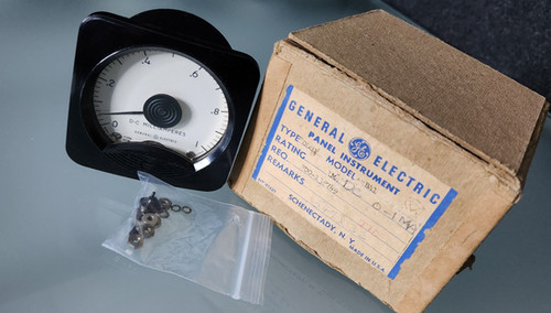 General Electric DC Milliamp Meter Type D081A3BA1 | Red Beard Pro Audio