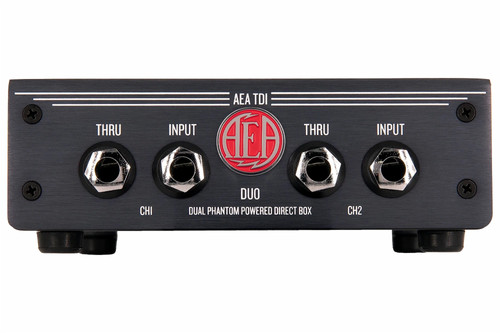 AEA TDI Duo Phantom-Powered Stereo DI | Red Beard Pro Audio