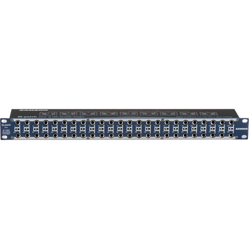 Samson S-Patch Plus - 48-Point Audio Patch Bay | Red Beard Pro Audio