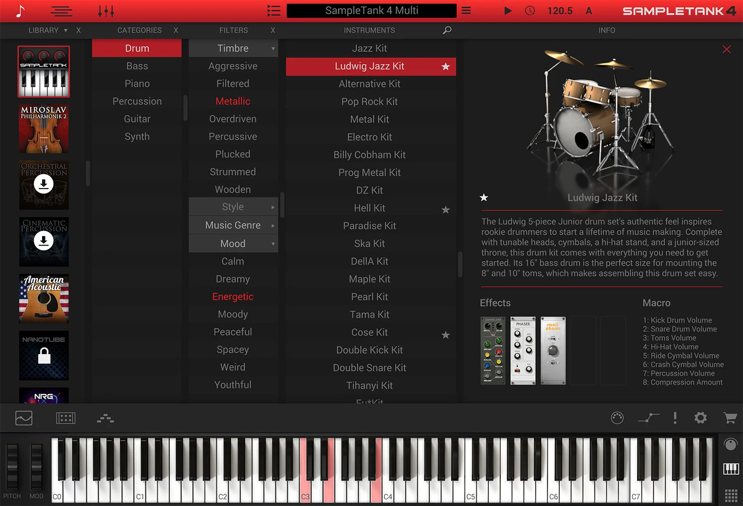 IK Multimedia SampleTank 4 MAX v2 Sample-Based Virtual Instrument Plug ...