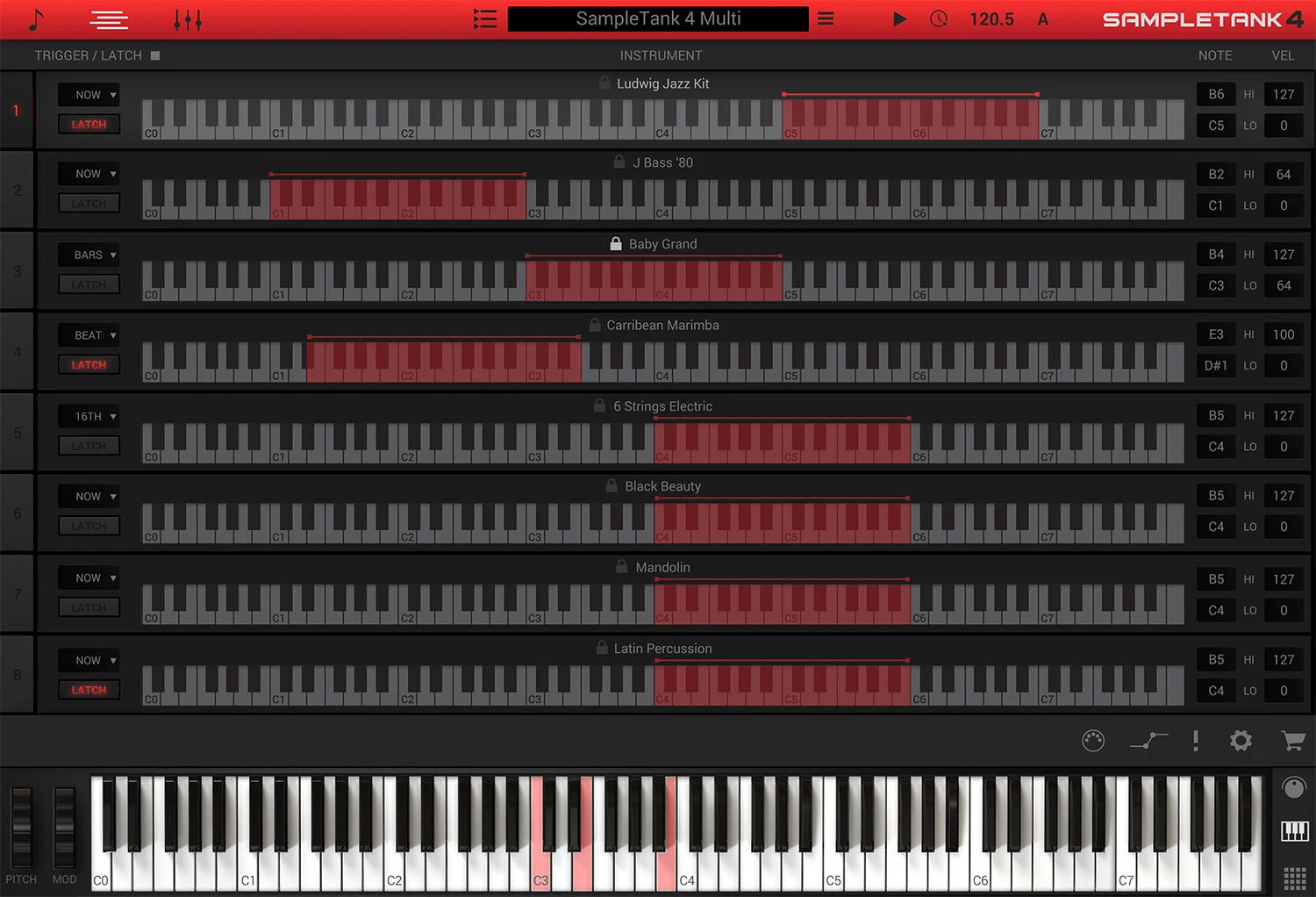 IK Multimedia SampleTank 4 MAX v2 Sample-Based Virtual Instrument Plug ...