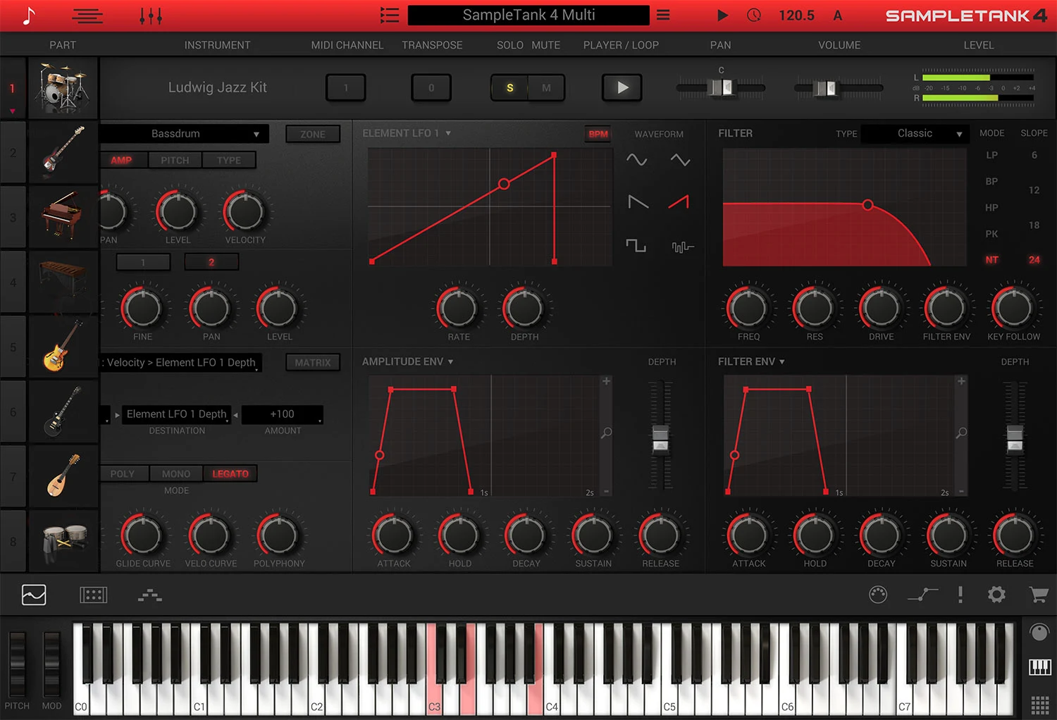 IK Multimedia SampleTank 4 MAX v2 Sample-Based Virtual Instrument Plug ...