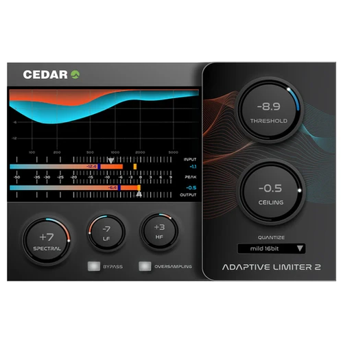 CEDAR Adaptive Limiter 2 - Spectral Dynamics Plugin | Red Beard Pro Audio