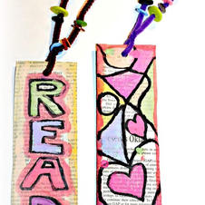 Recycled Bookmarks | maynardpubliclibrary
