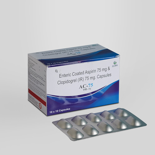 Ac-75 (Aspirin (75mg) + Clopidogrel (75mg) | Global pharmaceuticals