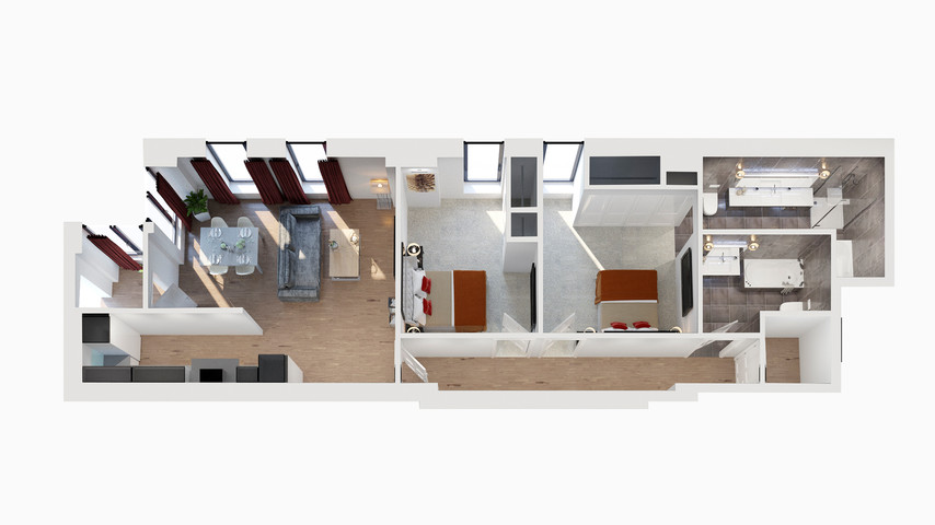 CGI Floor Plans for Property Marketing | Nationwide | CP Creative