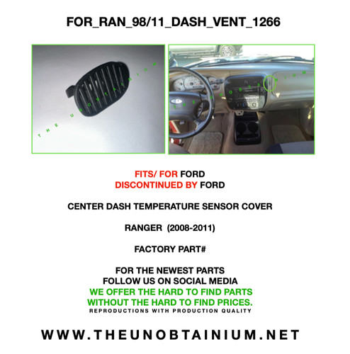 Dash Temperature Sensor Cover | The Unobtainium