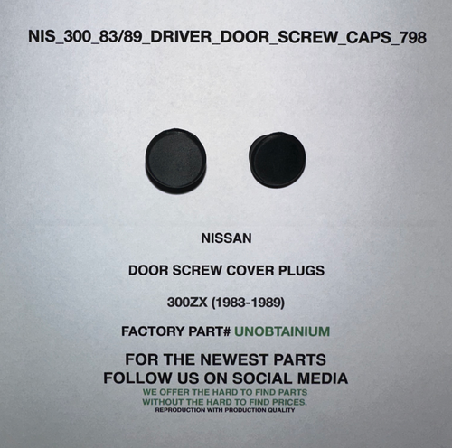 Door Screw Covers | The Unobtainium