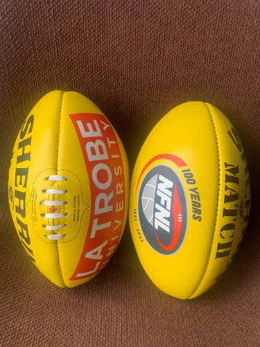 Sherrin Size 4 Yellow Match Ball | northern-onlinestore