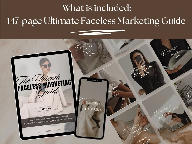 The 12-In-1 Faceless Marketing Library | DFY Library