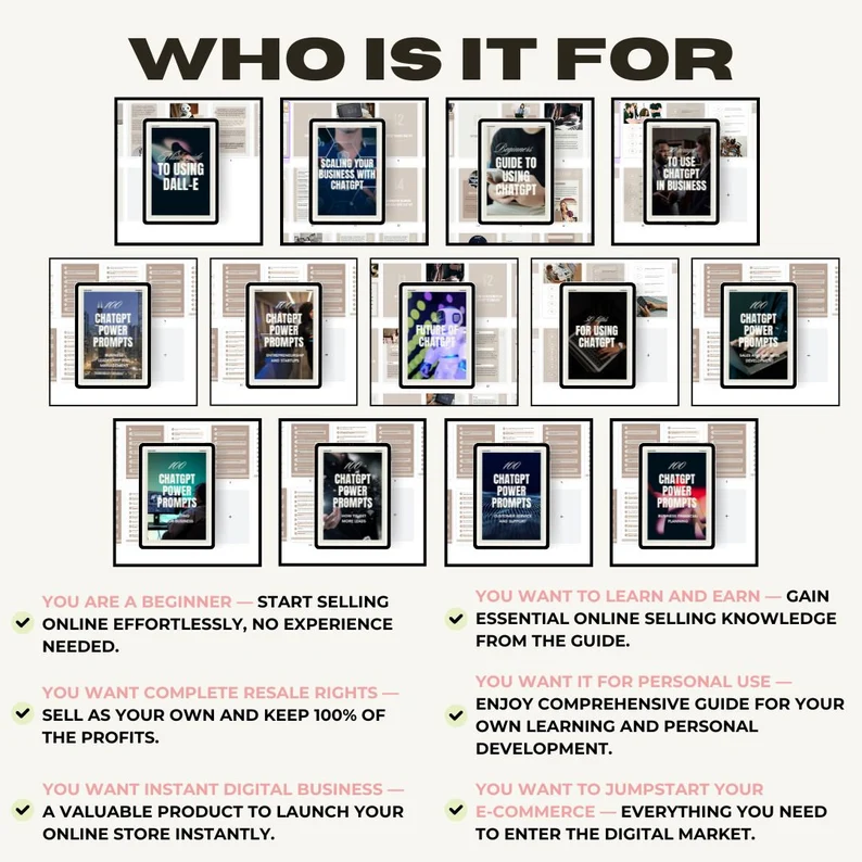 13-IN-1 AI/ChatGPT Guide Bundle | DFY Library