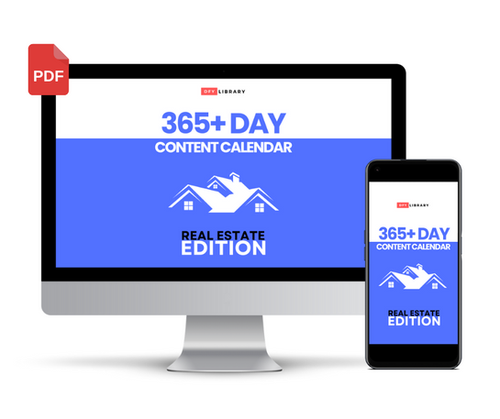 Real Estate Content Calendar | DFY Library