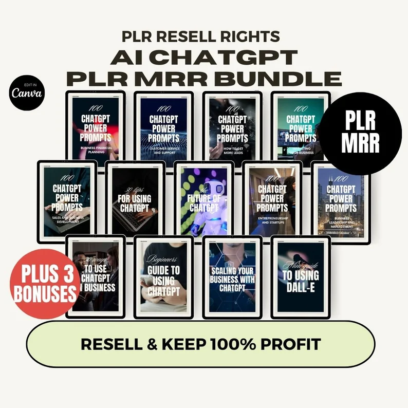 13-IN-1 AI/ChatGPT Guide Bundle | DFY Library