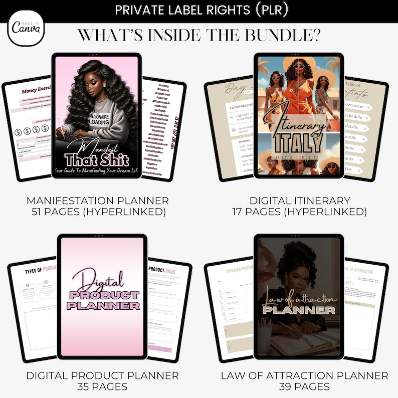GirlBoss 20-in-1 Guide/Planner Mega Bundle | DFY Library