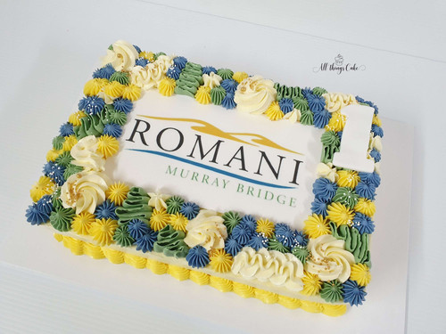 Decorated Slab | All Things Cake