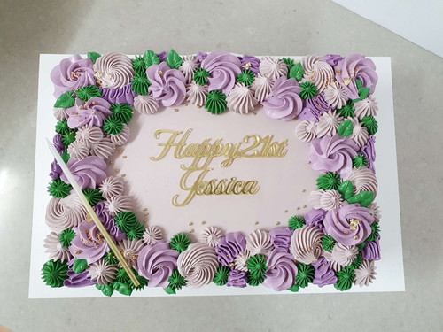 Decorated Slab | All Things Cake