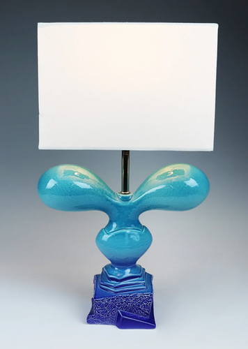 Blue and Green Bloomp Lamp | Russell Wrankle Art