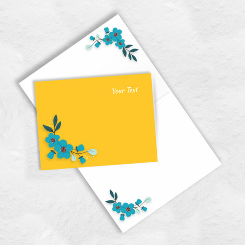 Customized FOLDED Gift Tags with your Name/Message/Quotes | BrownCloud