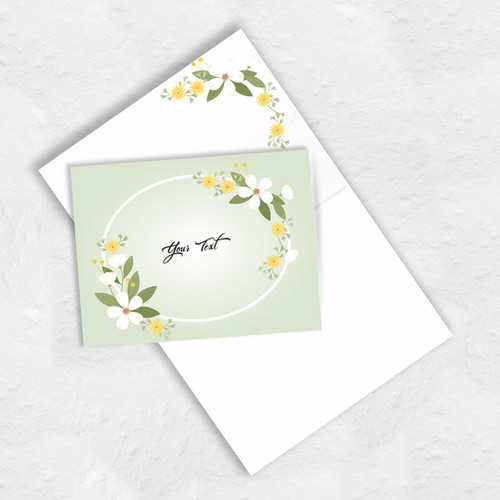 Customized FOLDED Gift Tags with your Name/Message/Quotes | BrownCloud