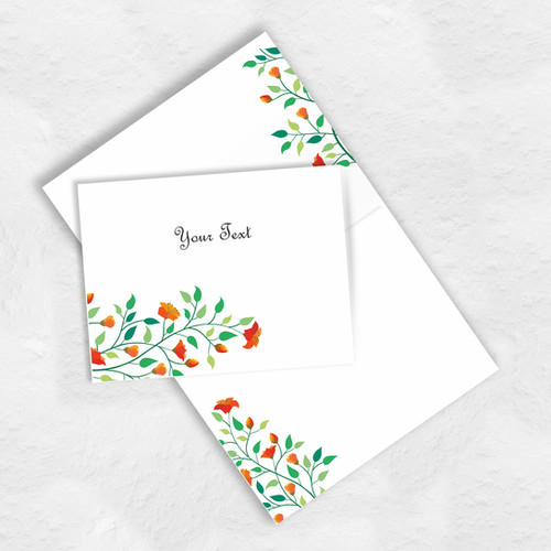 Customized FOLDED Gift Tags with your Name/Message/Quotes | BrownCloud