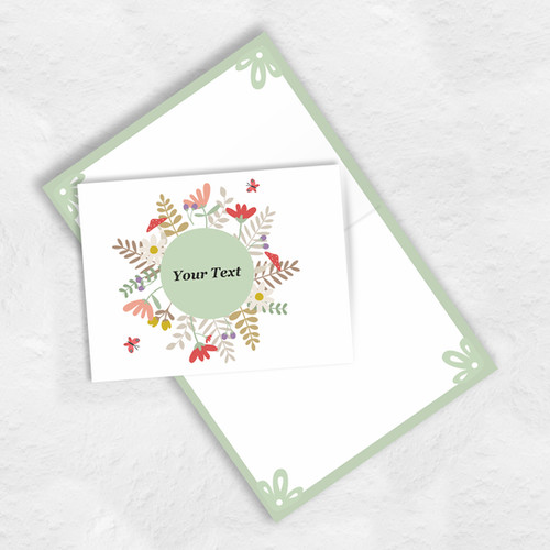 Customized FOLDED Gift Tags with your Name/Message/Quotes | BrownCloud