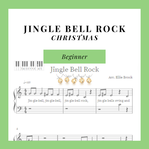 Jingle Bell Rock - Bignote Easy Piano | Be Sharp Arts