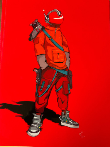 Mech Boy Poster | Kuzuko Art Club