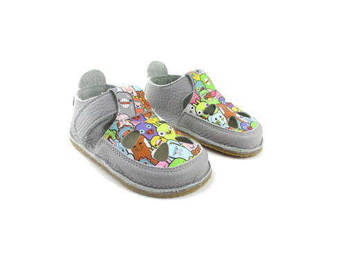 Barefoot gri/ mini monsters | Baby Avus