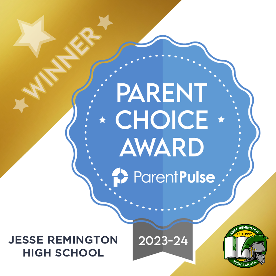 Jesse Remington High School Named Parent Choice Award Winner