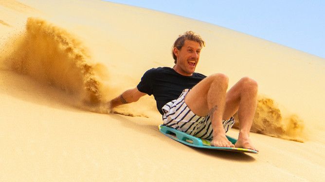Sandboard Hire with Xtreme Kites & Paddle enjoy some Sandboarding fun ...