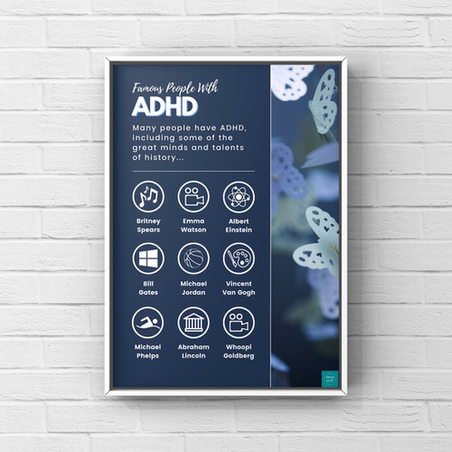 Famous People With ADHD Poster | Print | Coco & Bella