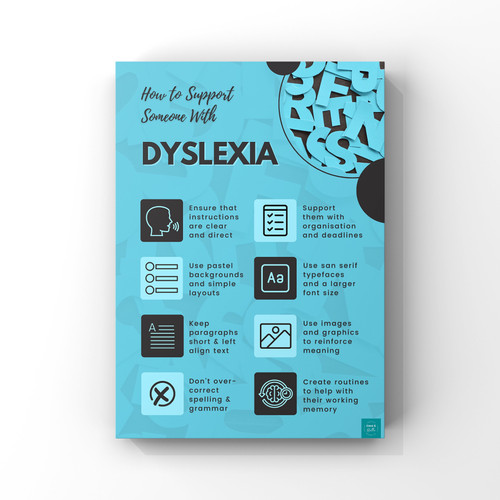 How To Support Someone With Dyslexia Poster | Print | Coco & Bella