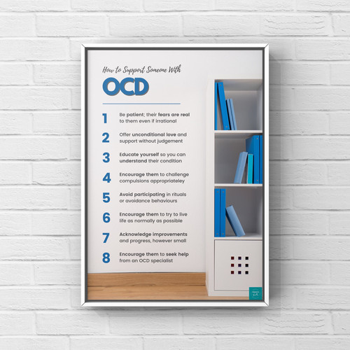 How to Support Someone With OCD Poster | Digital Download | Coco & Bella