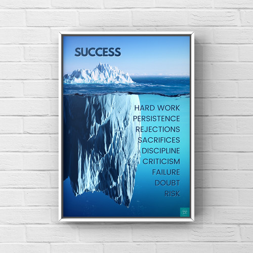 Success Iceberg Poster Digital Download Coco Bella